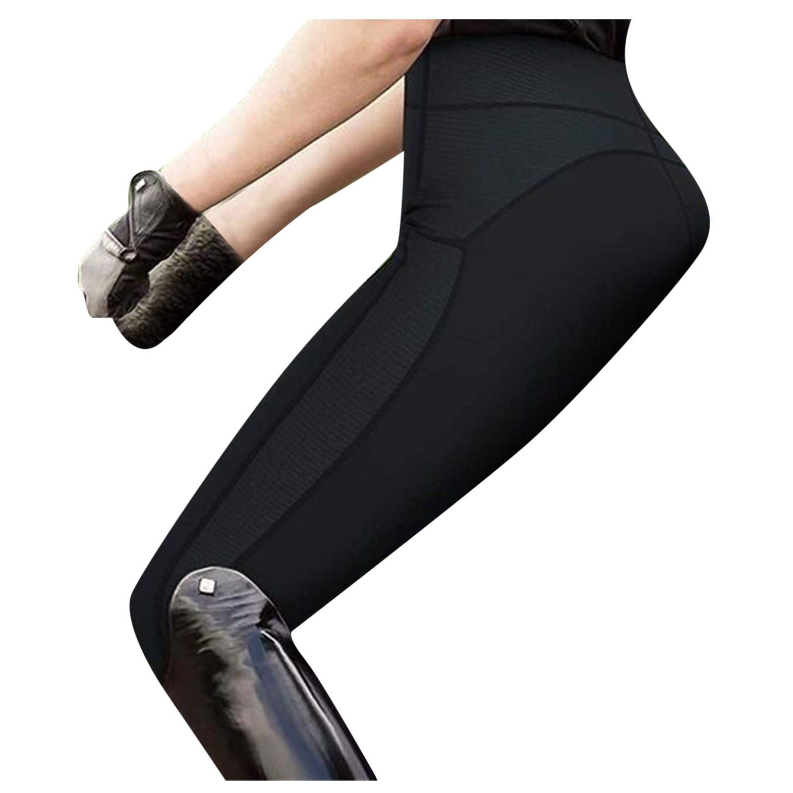 VBARHMQRT Black Jeans Plus Size Women Stretch Riding Pants Exercise ...