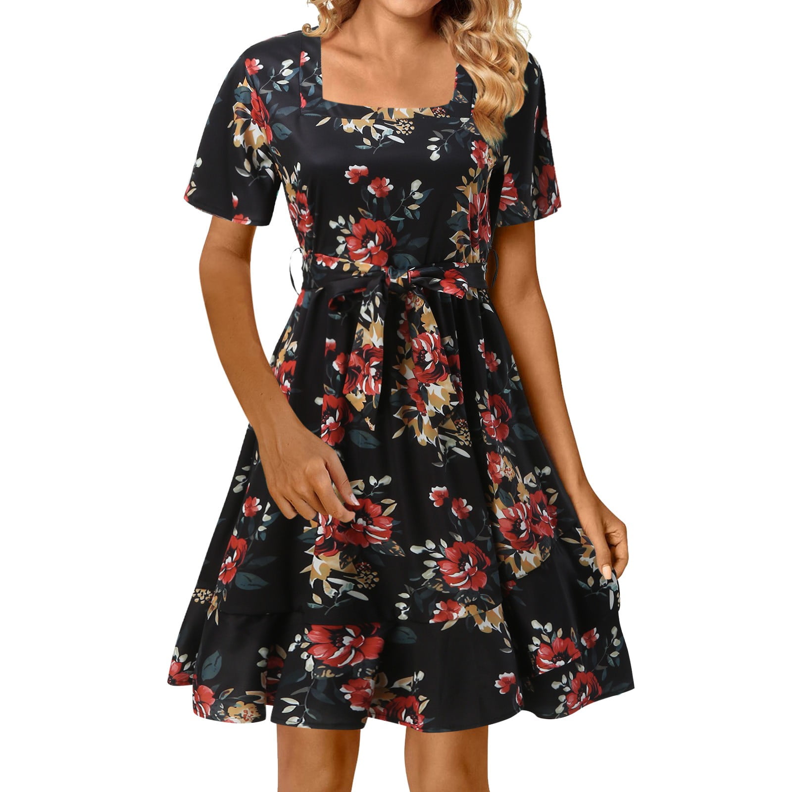 Vbarhmqrt Black Sexy Dresses For Women Casual Summer Dresses For Women