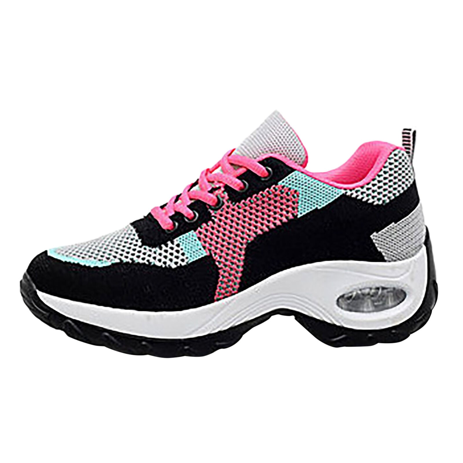 VBARHMQRT Female Black Womens Sneakers Leisure Summer Sport Shoes ...