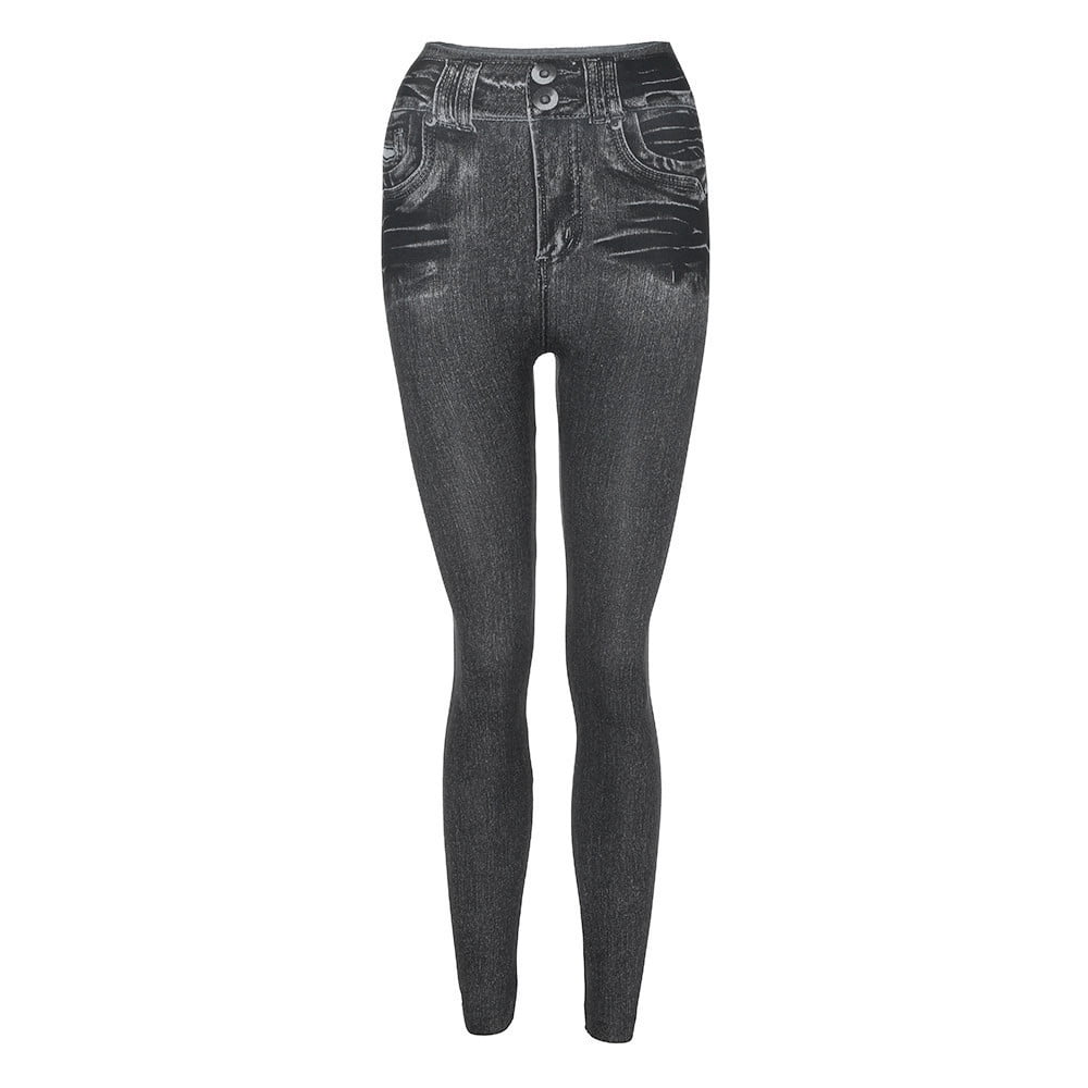 VBARHMQRT Female Blue Jeans for Women Skinny Women Denim Pants Pocket ...