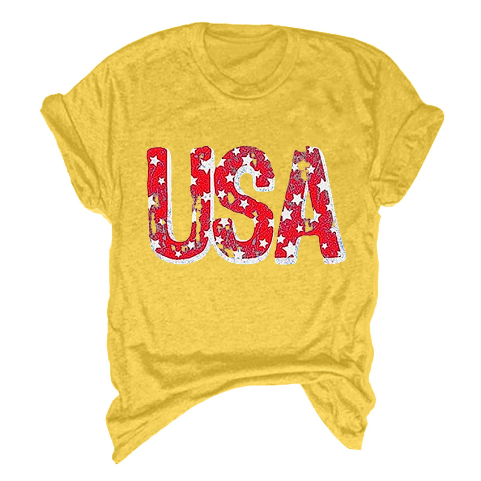 Vbarhmqrt Female Gym Crop Tops For Women Cute Letter Print Women T