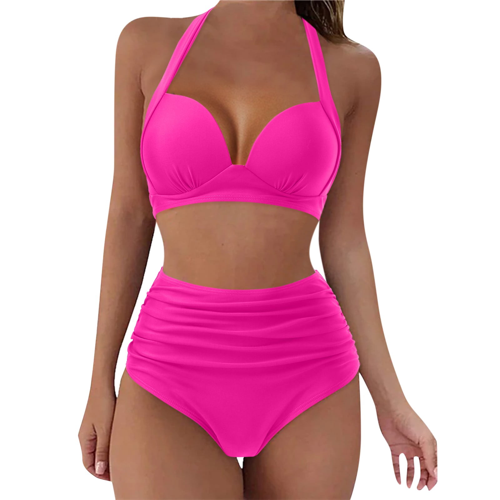 Vbarhmqrt Female Maternity Swimwear Two Piece 2024 New Split Swimsuit