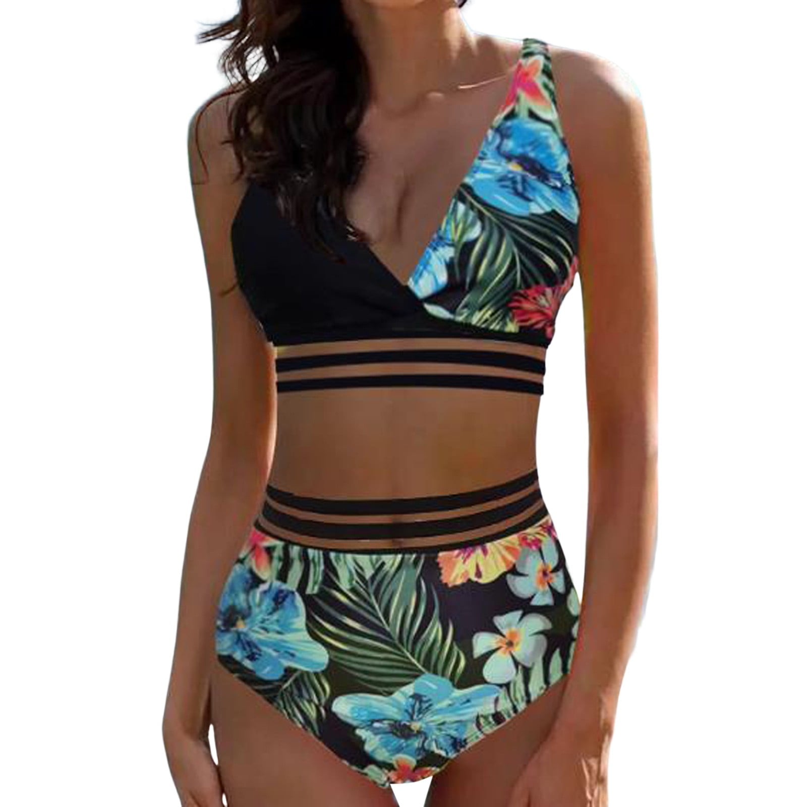 Vbarhmqrt Female Swimsuit For Women 2024 2 Piece Sexy Summer Beach