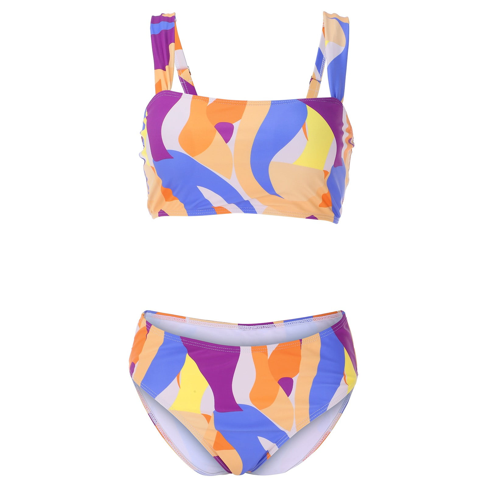 Vbarhmqrt Female Swimsuit For Women 2024 2 Piece Sexy Sexy Tie Dye Does