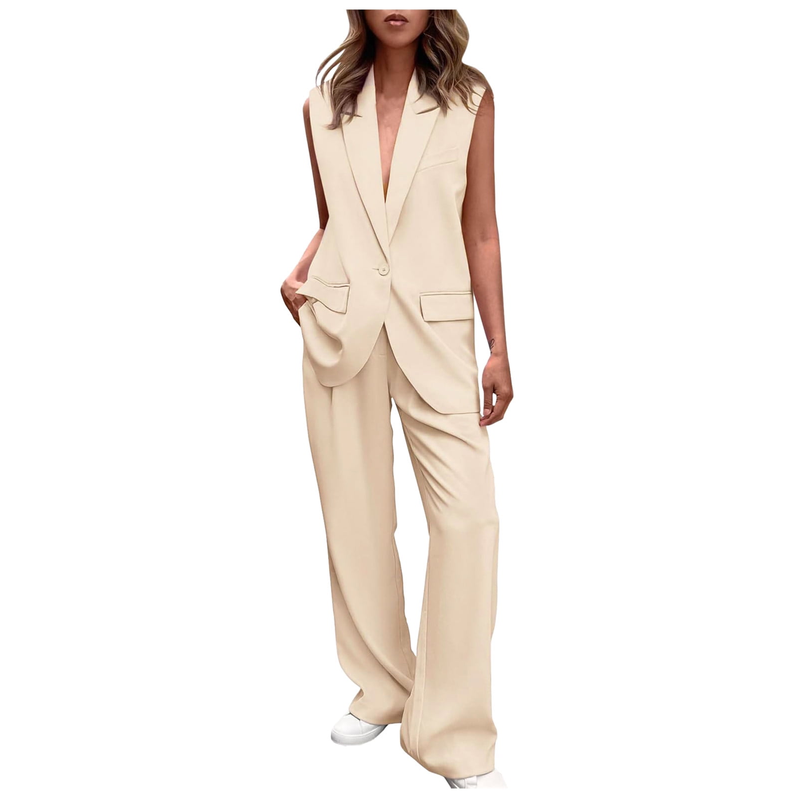 VBARHMQRT Female Two Piece Pants Sets Women's 2 Piece Outfits ...