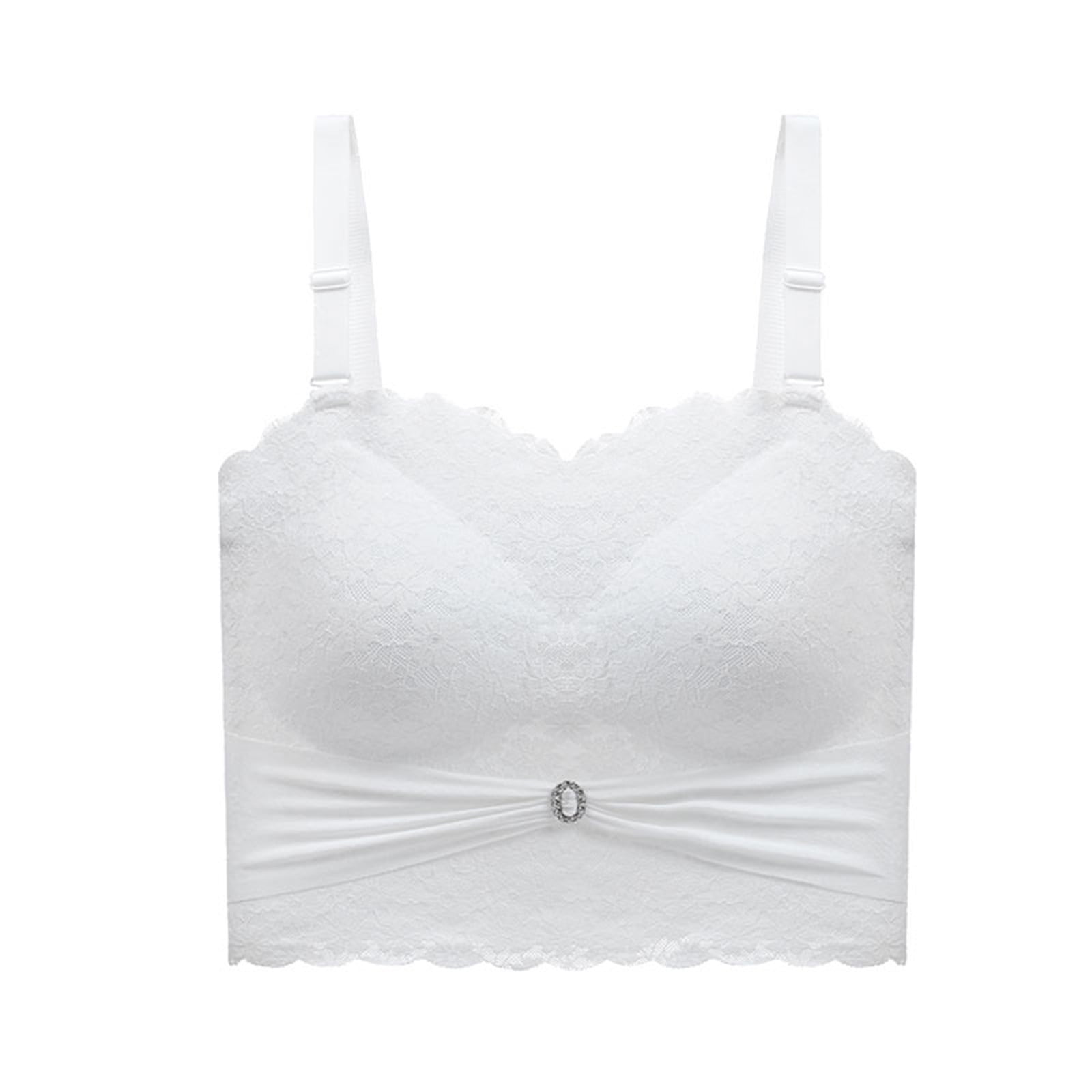 VBARHMQRT Plus Size Sports Bra High Support with Underwire Sexy Lace ...