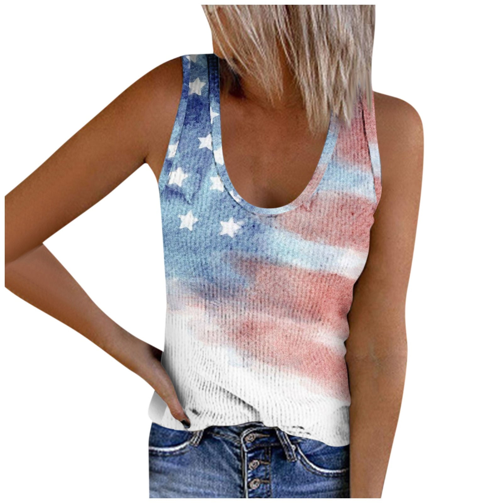 Vbarhmqrt Plus Size Tank Tops With Built In Bra Cropped Womens Street