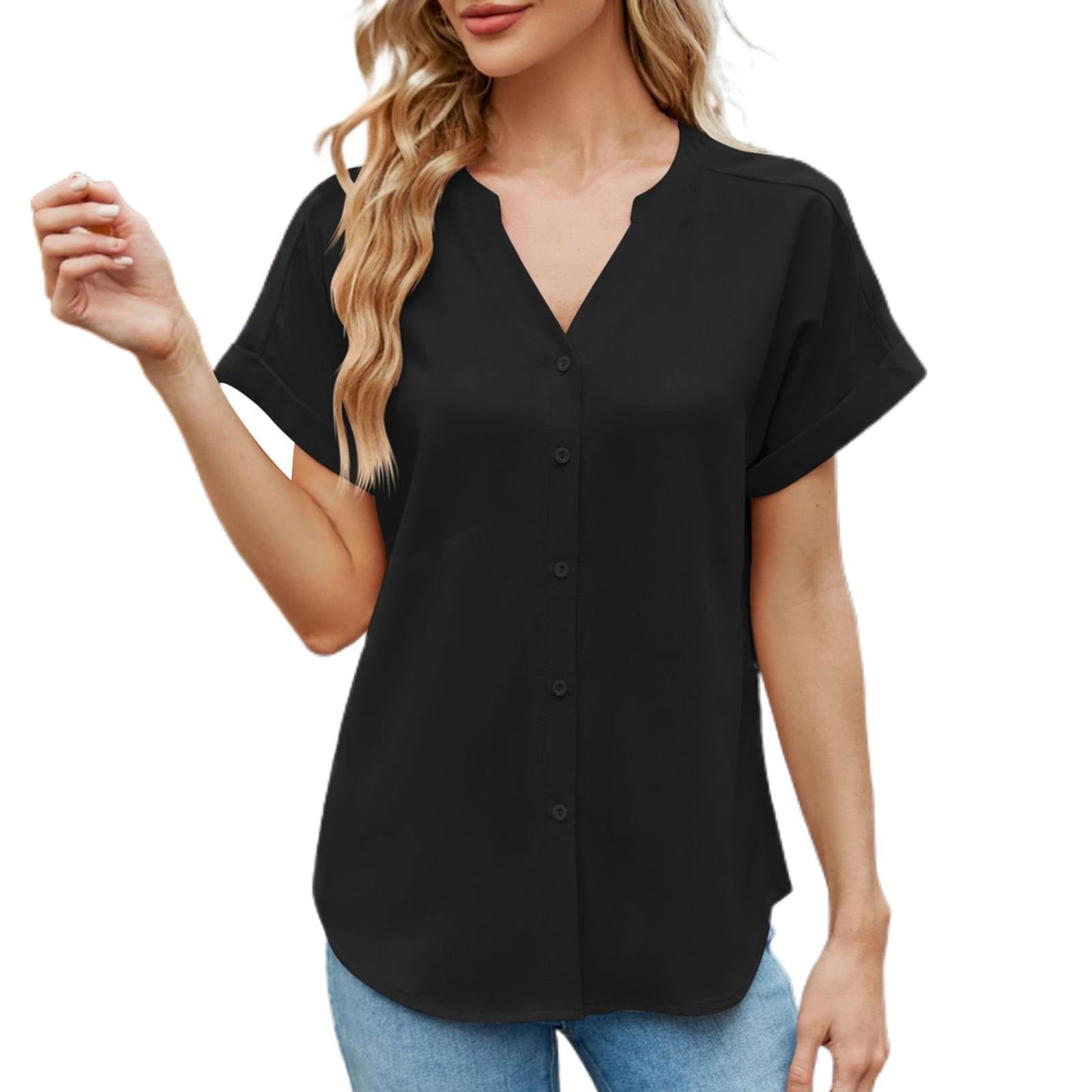 Vbarhmqrt Sexy Tops For Women Date Night Club Womens Short Sleeve