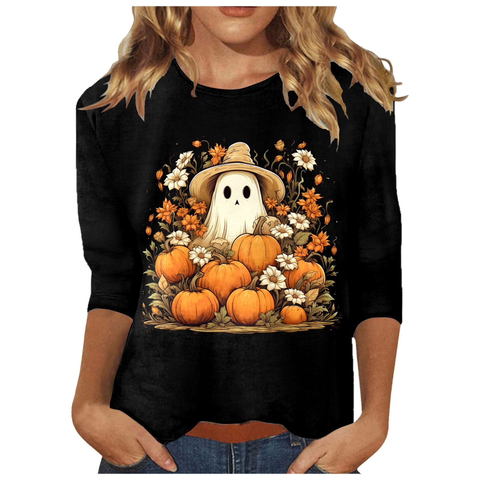 Vbarhmqrt Summer Rock Band T Shirts Womens Tops Dressy Hallowmas