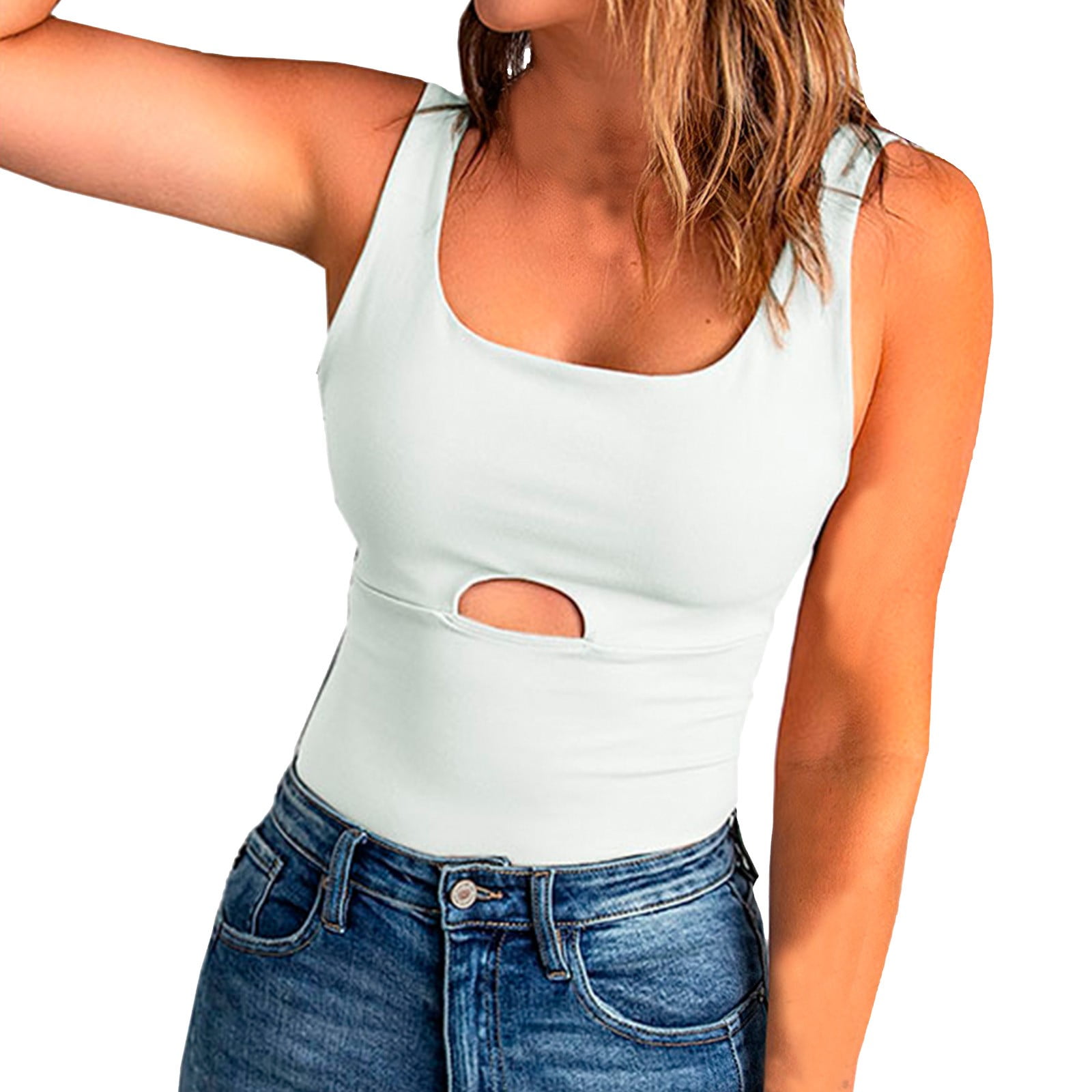 Vbarhmqrt Summer Tank Tops For Women 2024 Womens Fashion Summer Sexy