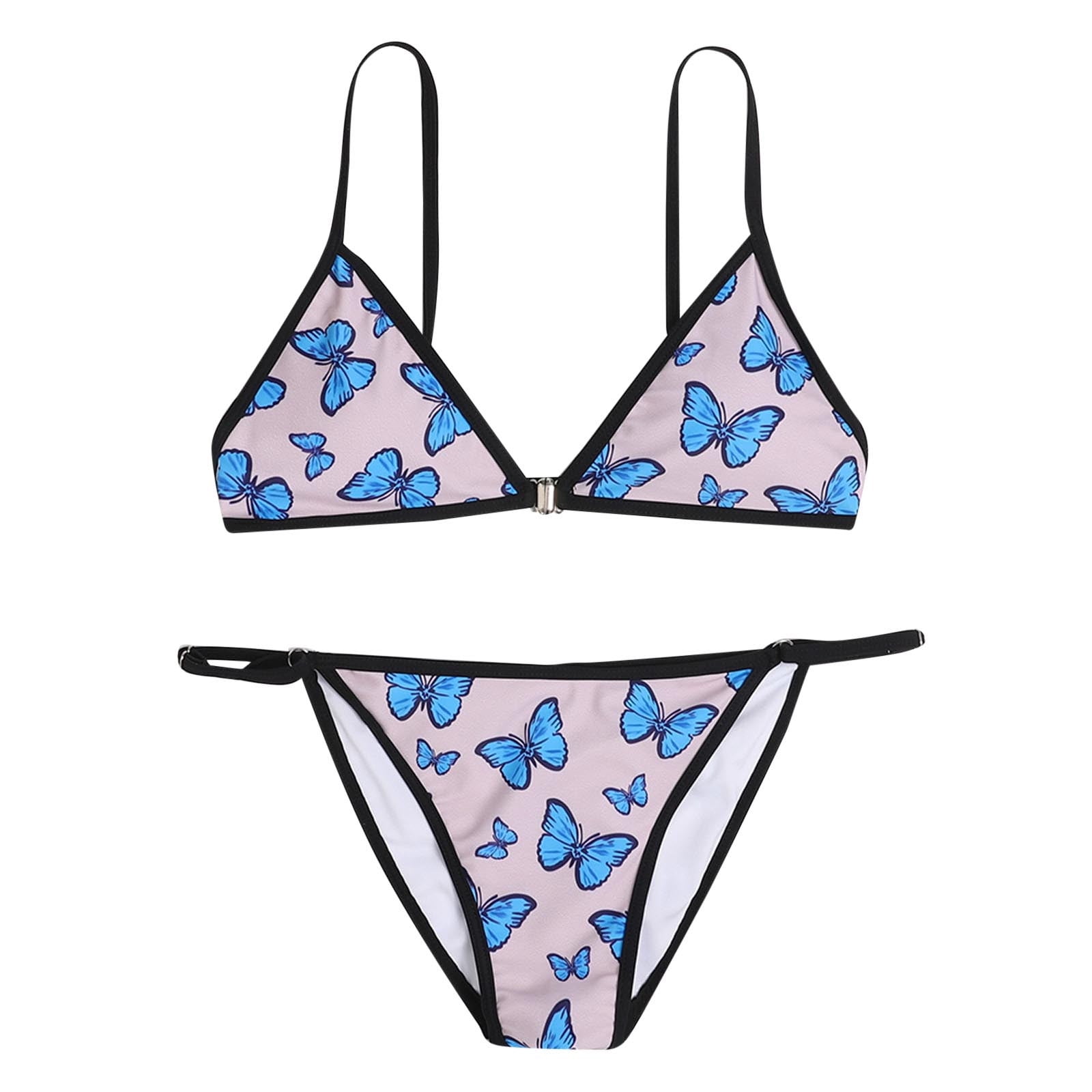Vbarhmqrt Swimsuit For Women 2024 2 Piece Sexy Plus Size Print Tankini