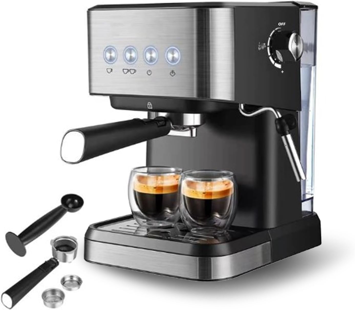 VBESTLIFE Espresso Machine 20 Bar, Cappuccino Machine with Automatic ...