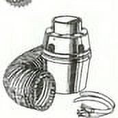 VBKITAS Dryer Aluminum Venting 4"x5" Indoor Plastic Vent Bucket ...