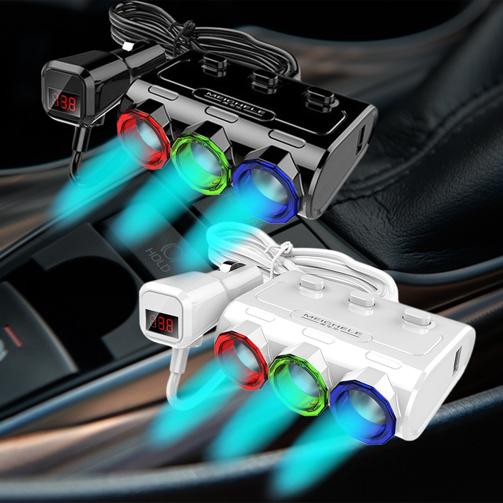 VBODN Car Chargers,Type C Charger Fast Charging,One Car Phone With ...