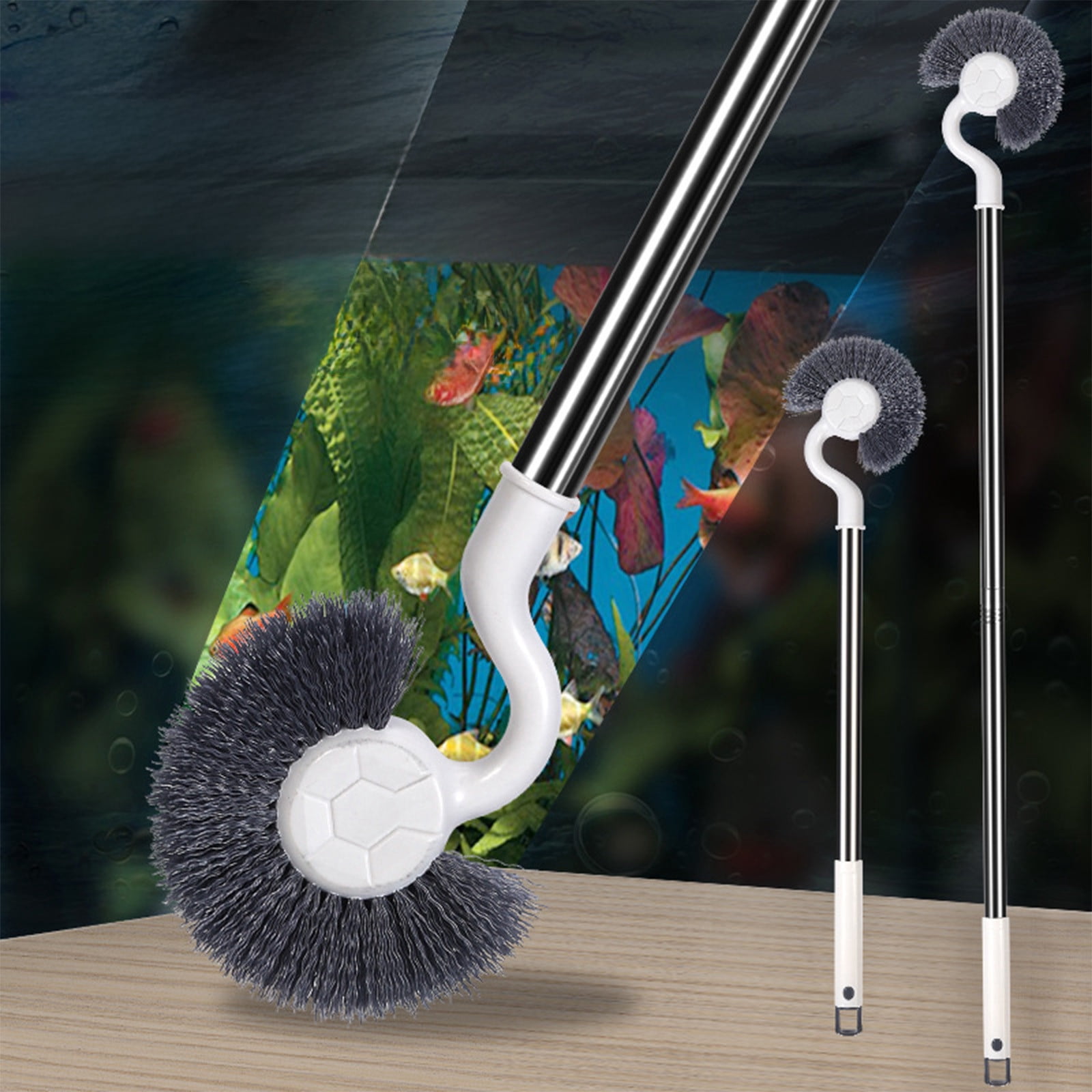 VBODN Cleaning Supplies,Fish Tank Brush Model Removal Cleaning Tool ...