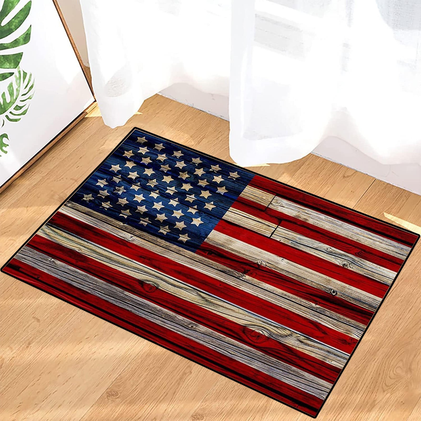 VBODN Clearance Patriotic Decorations,Patriotic Welcome Doormat,Retro Patriotic Door Mat With ...