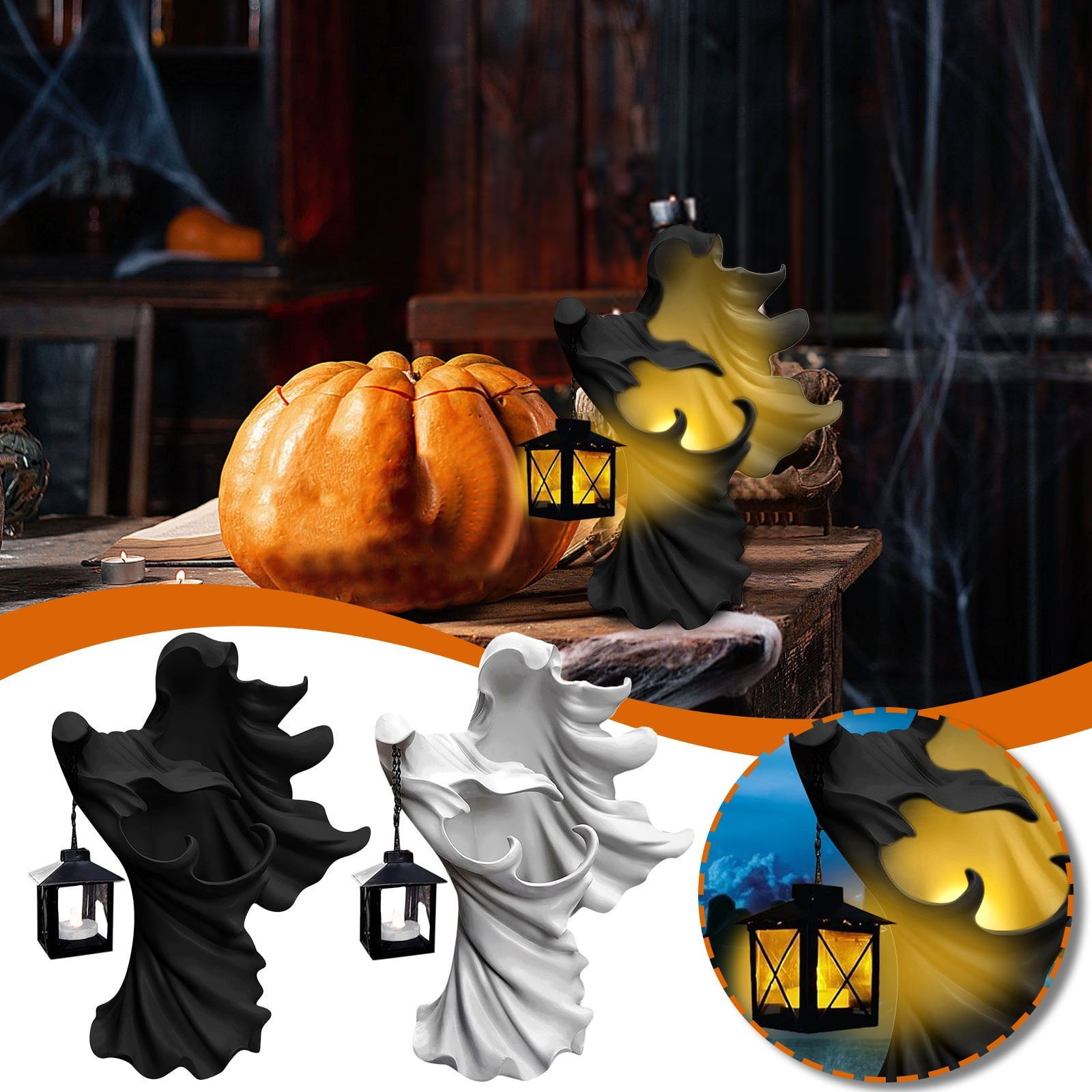 VBODN Halloween Decorations,Hell's Messenger with Lantern- 2025 ...