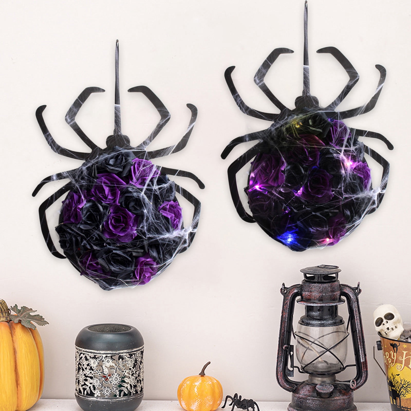 VBODN Halloween Giant Spider Decorations,Halloween Decorations Indoor ...