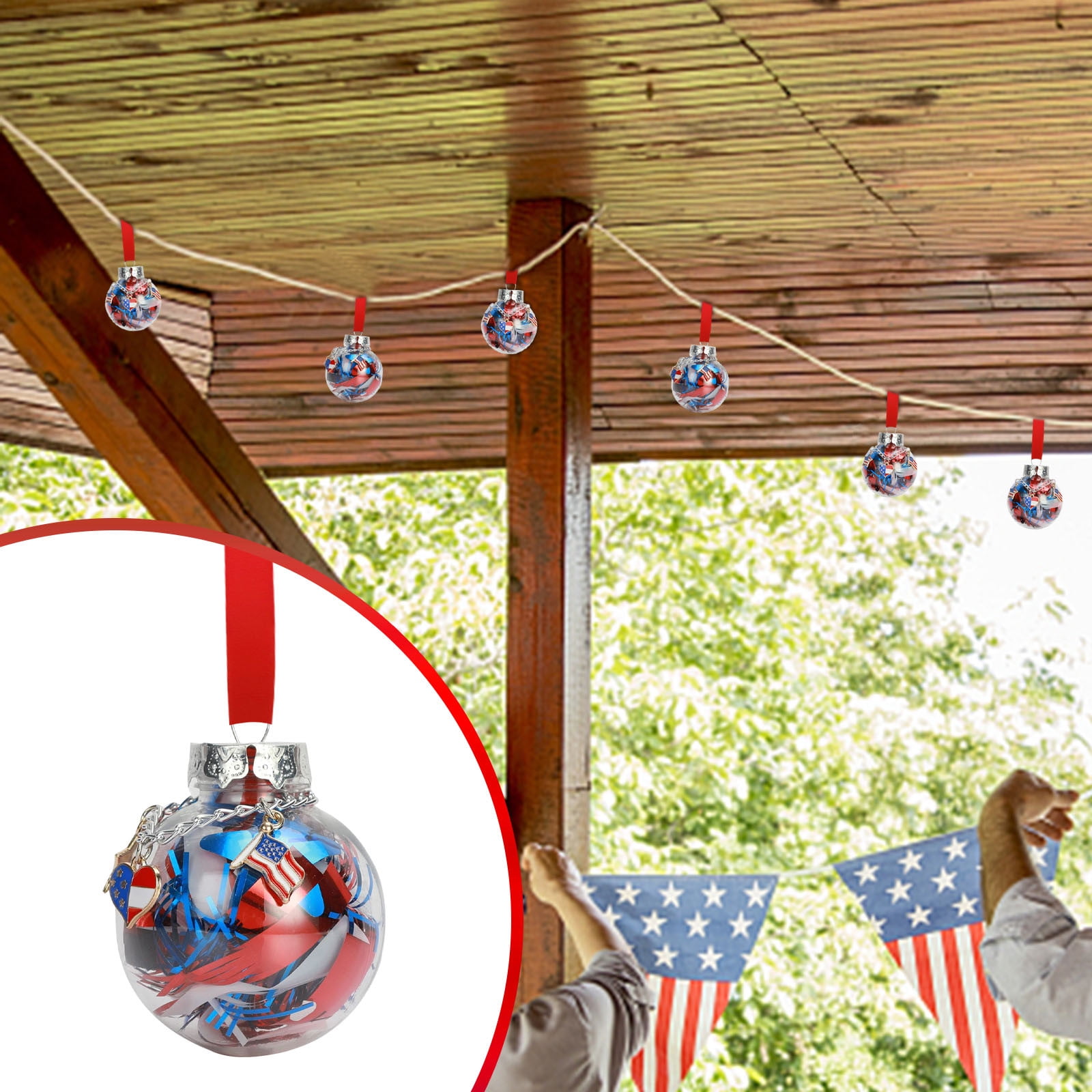 VBODN Independence Day Decoration,1PC Independence Day Hanging ...