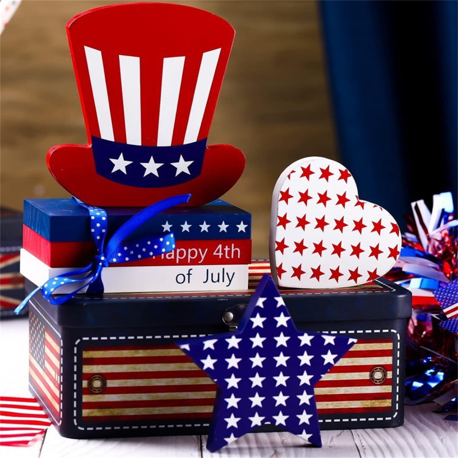 VBODN Independence Day Decorations,4th Of July Party Supplies,Patriotic Accessories ...