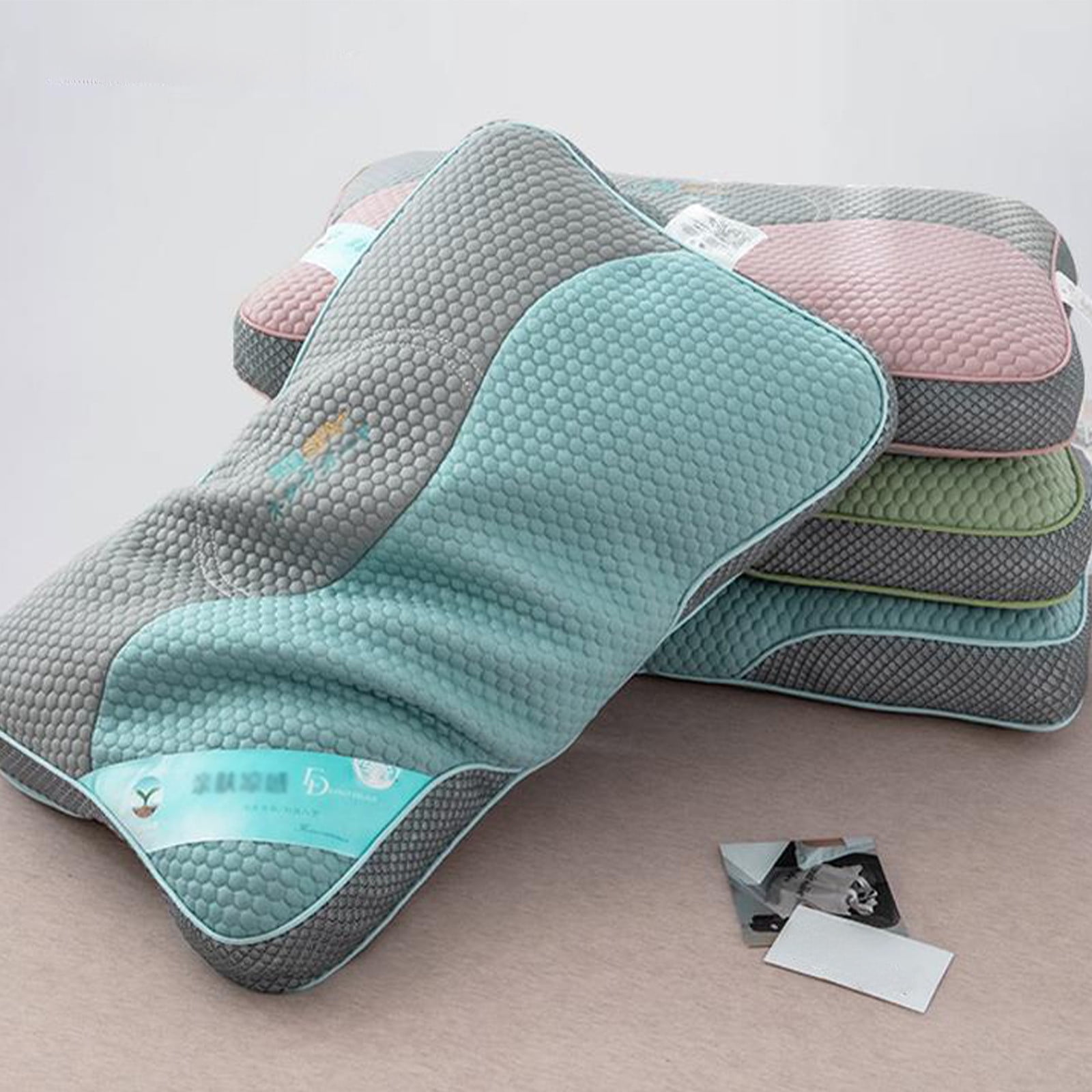 VBODN Pillows for Bed Memory Foam,Super Soft Feather Pillows,Cool ...