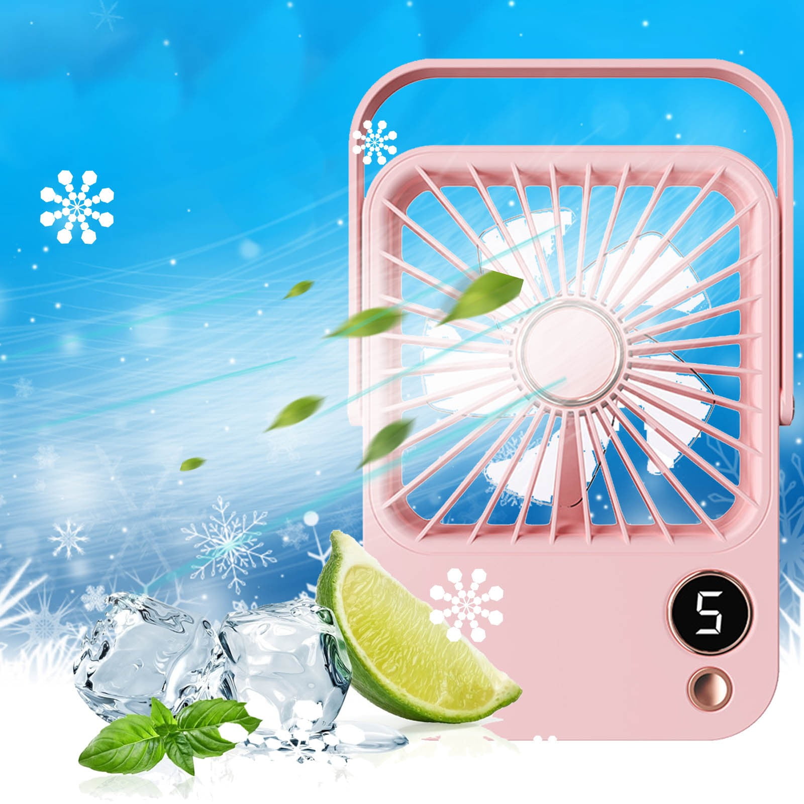 VBODN Portable Fan,2025 New Small Fan USB Charging Fan Student ...
