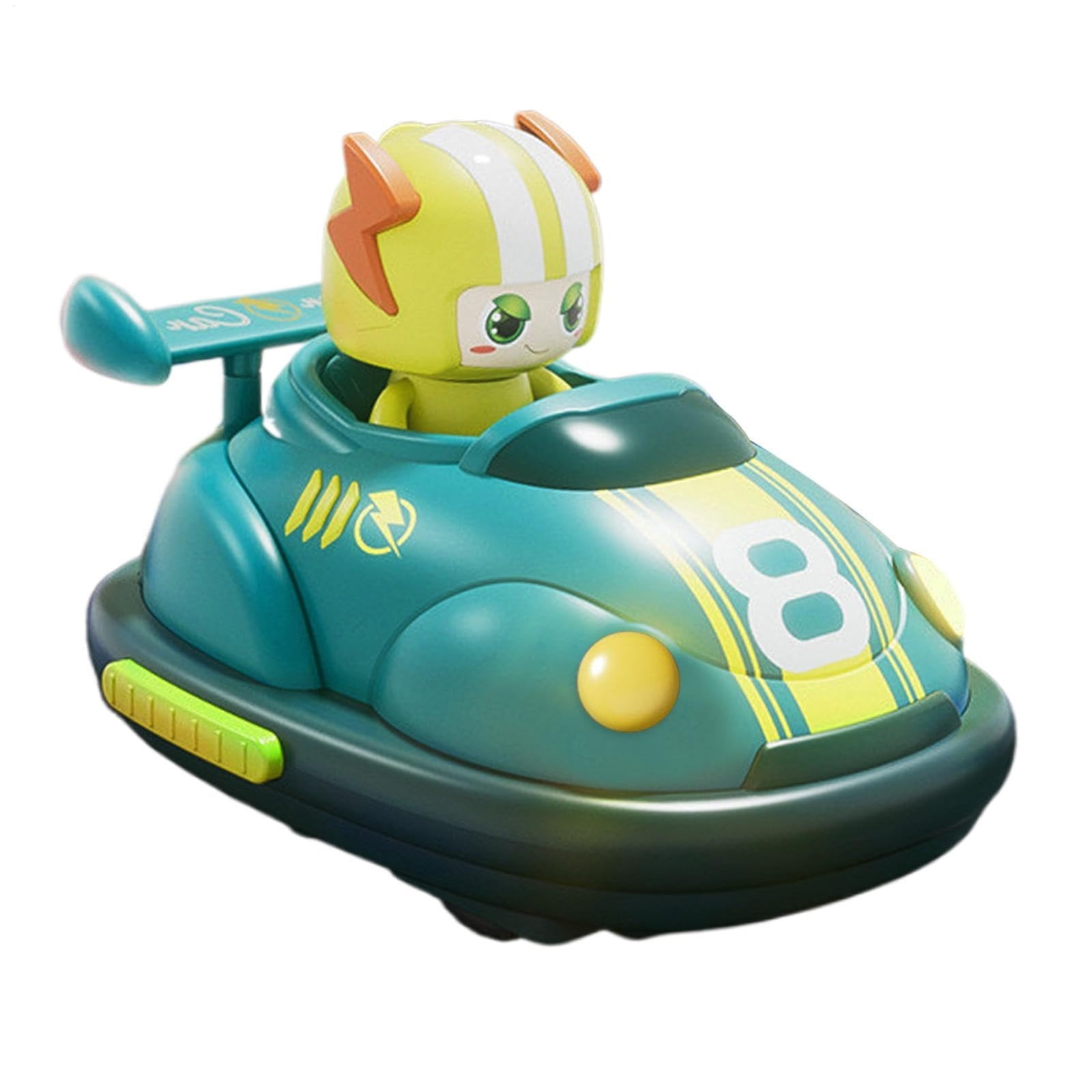 VBODN Remote Control Bumpere Car RC Car Toys With Lights Cartoons ...