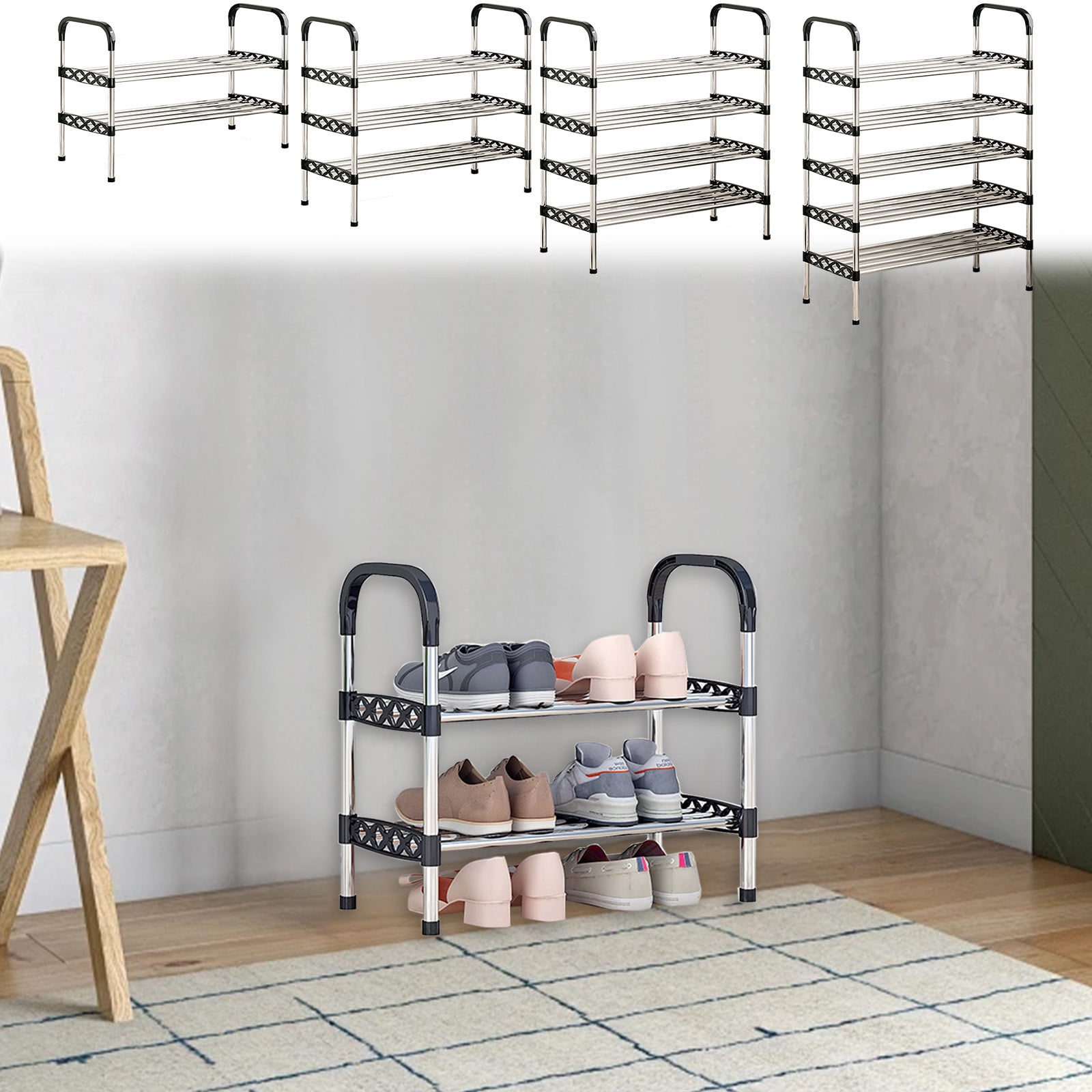 VBODN Shoe Organizer,Shoe Rack,Shoe Racks Clearance,Foldable Shoe Rack ...