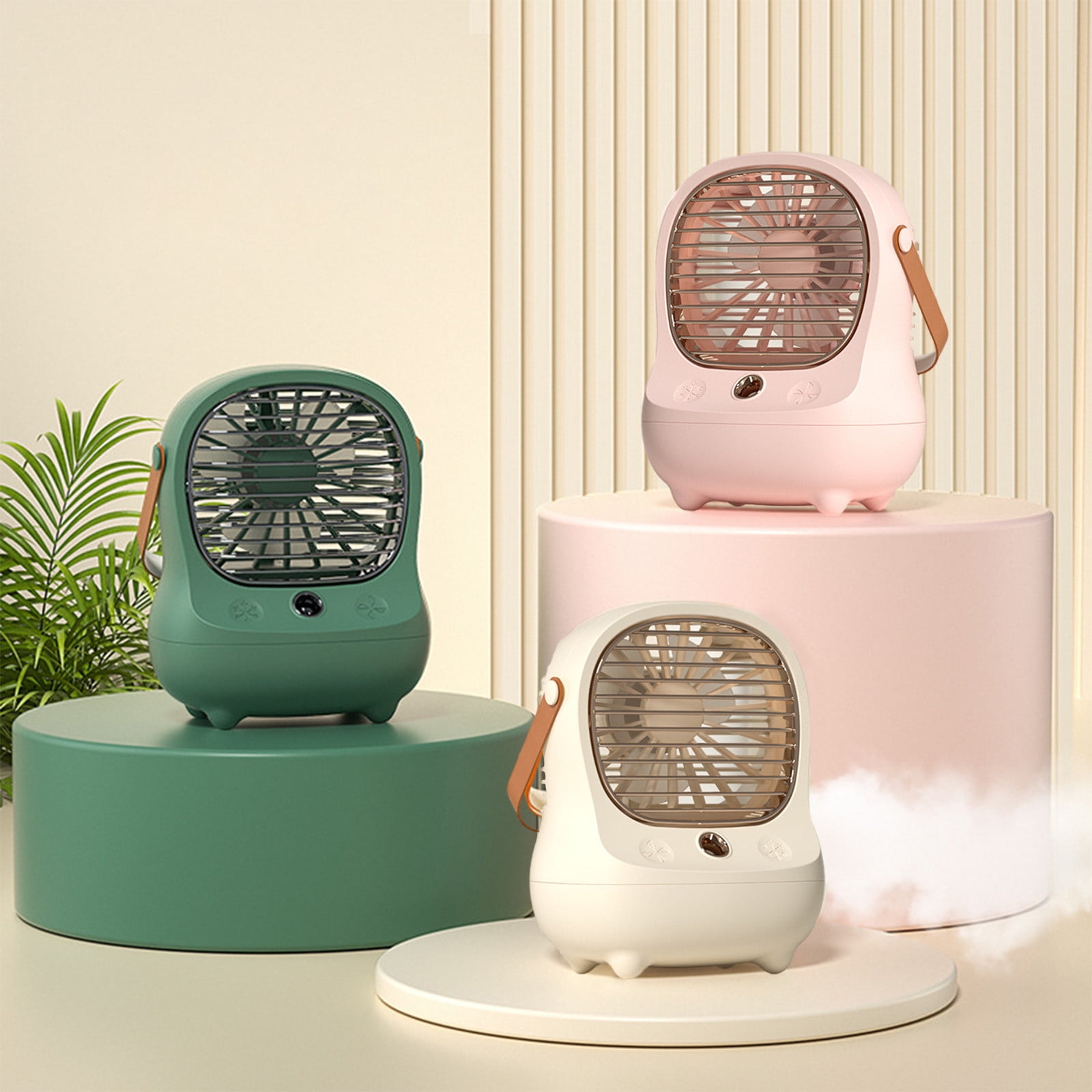 VBODN Small Fans Portable,Small Fans for Bedroom,Portable Conditioner ...
