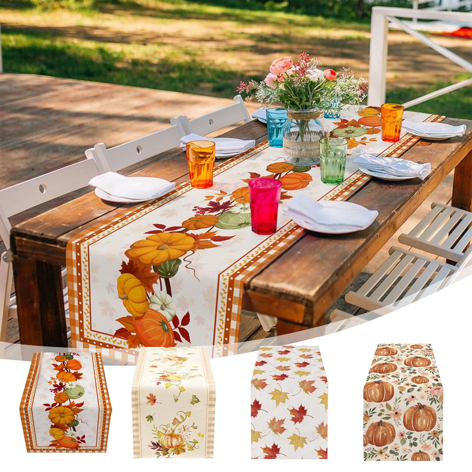 VBODN Thanksgiving Decor,Thanksgiving Table Decorations,Thanksgiving ...