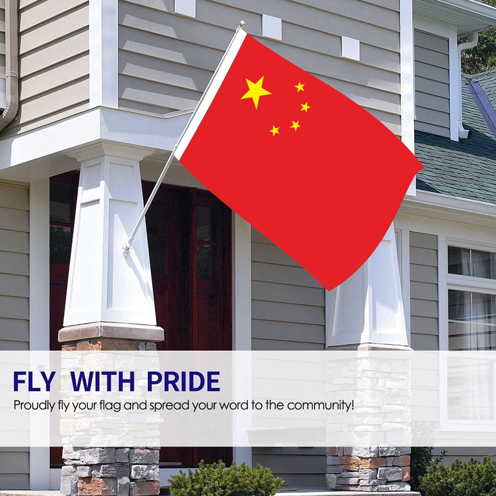 VBODN Visor,Chinese Flag Large Size 6 Specifications Indoor And Outdoor ...