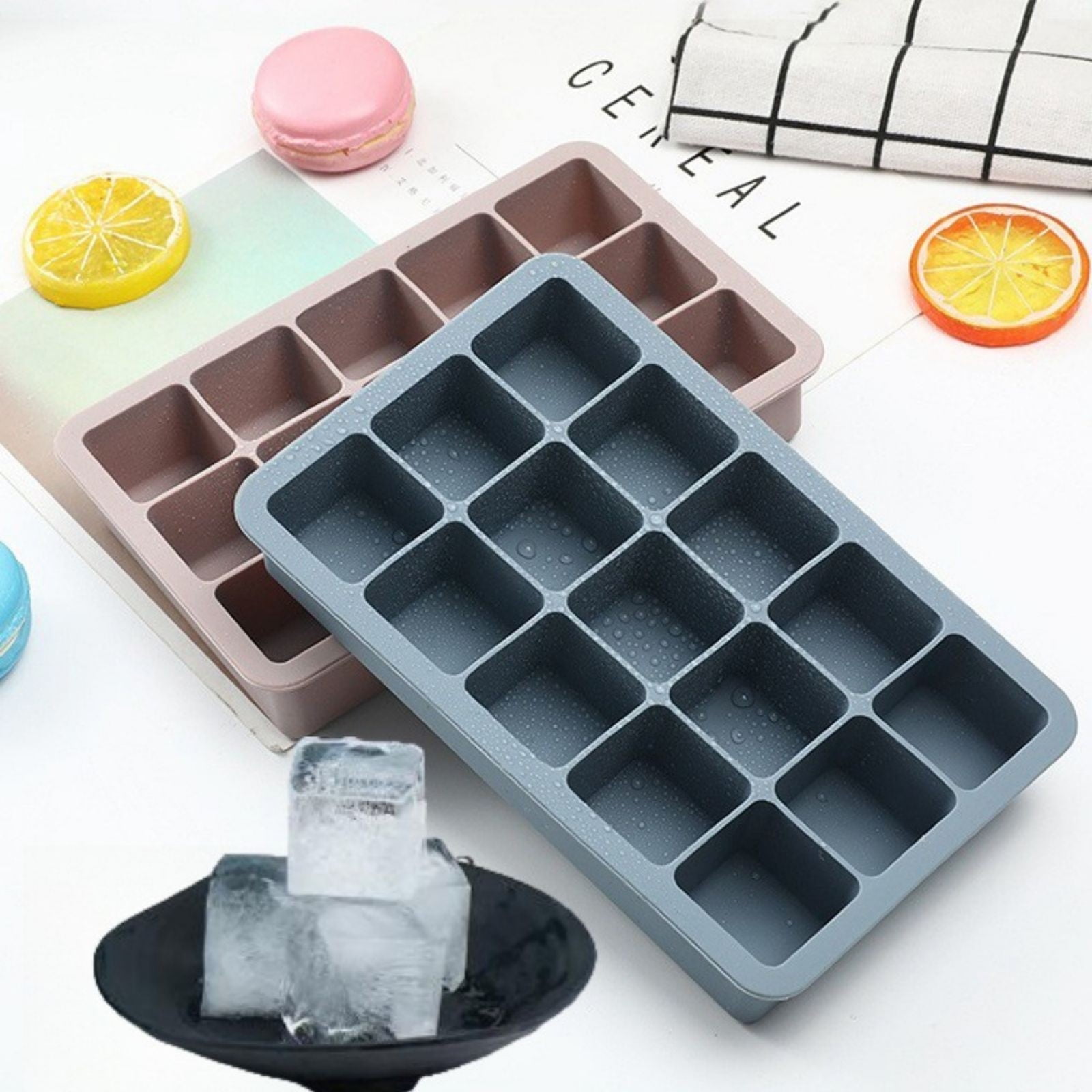 VBODN Clear Ice Mold,Sphere Ice Mold,Lce Cube Trays for Freezer with ...