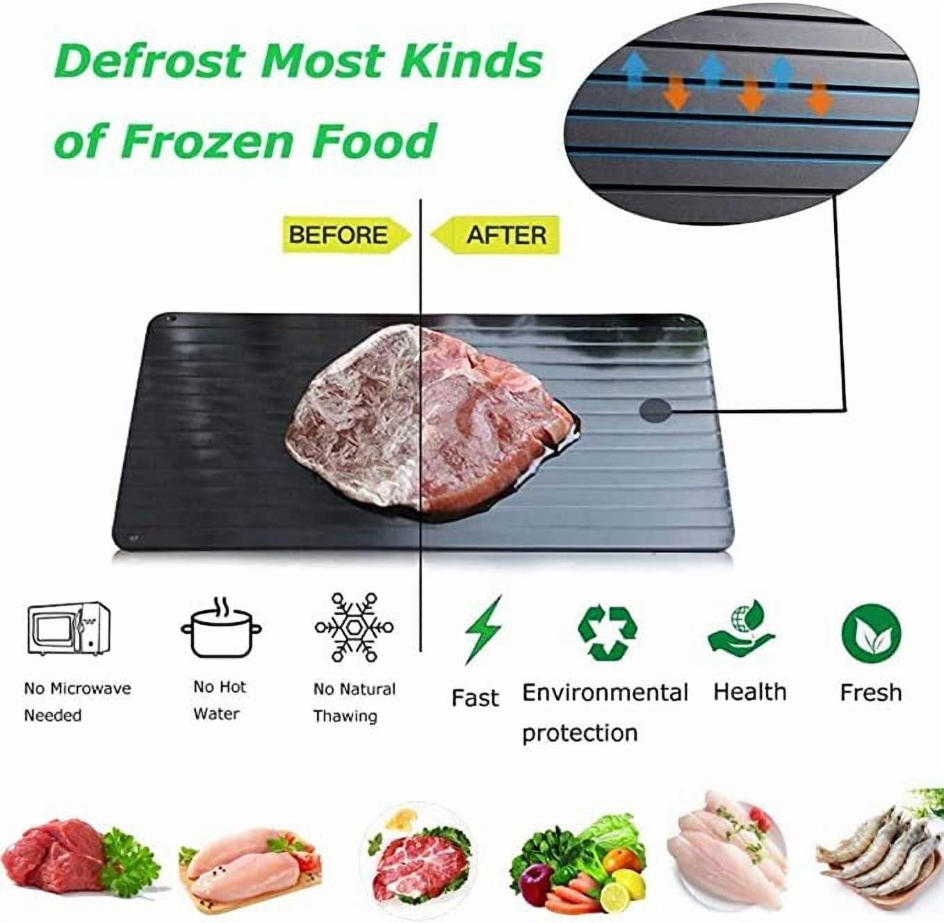 VBOLF Defrosting Tray for Frozen Meat - Dishwasher Safe Large Size ...