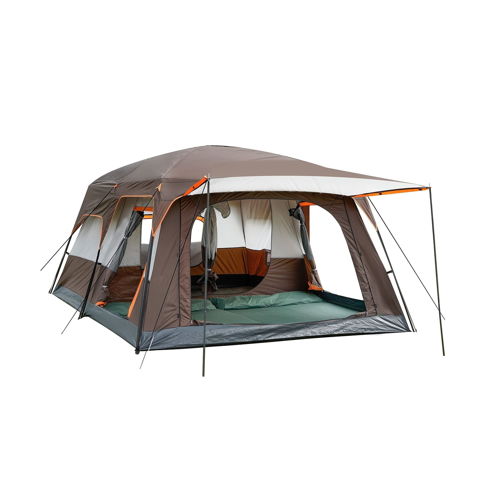 VBOLF Extra Large Tent 6-10-12 Person,Family Cabin Tents,2 Rooms,3 ...