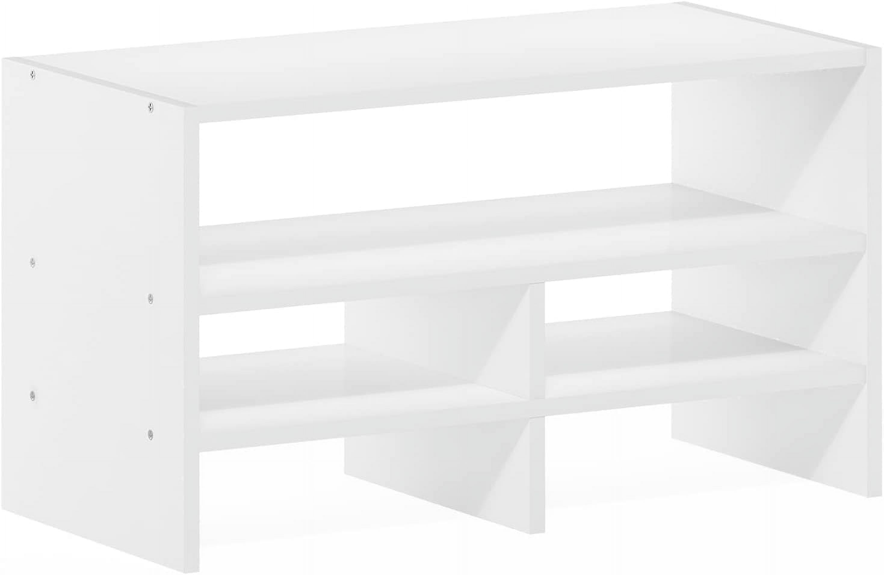 VBOLF Hermite Desk Top Organizing Shelf Bookcase, White - Walmart.com