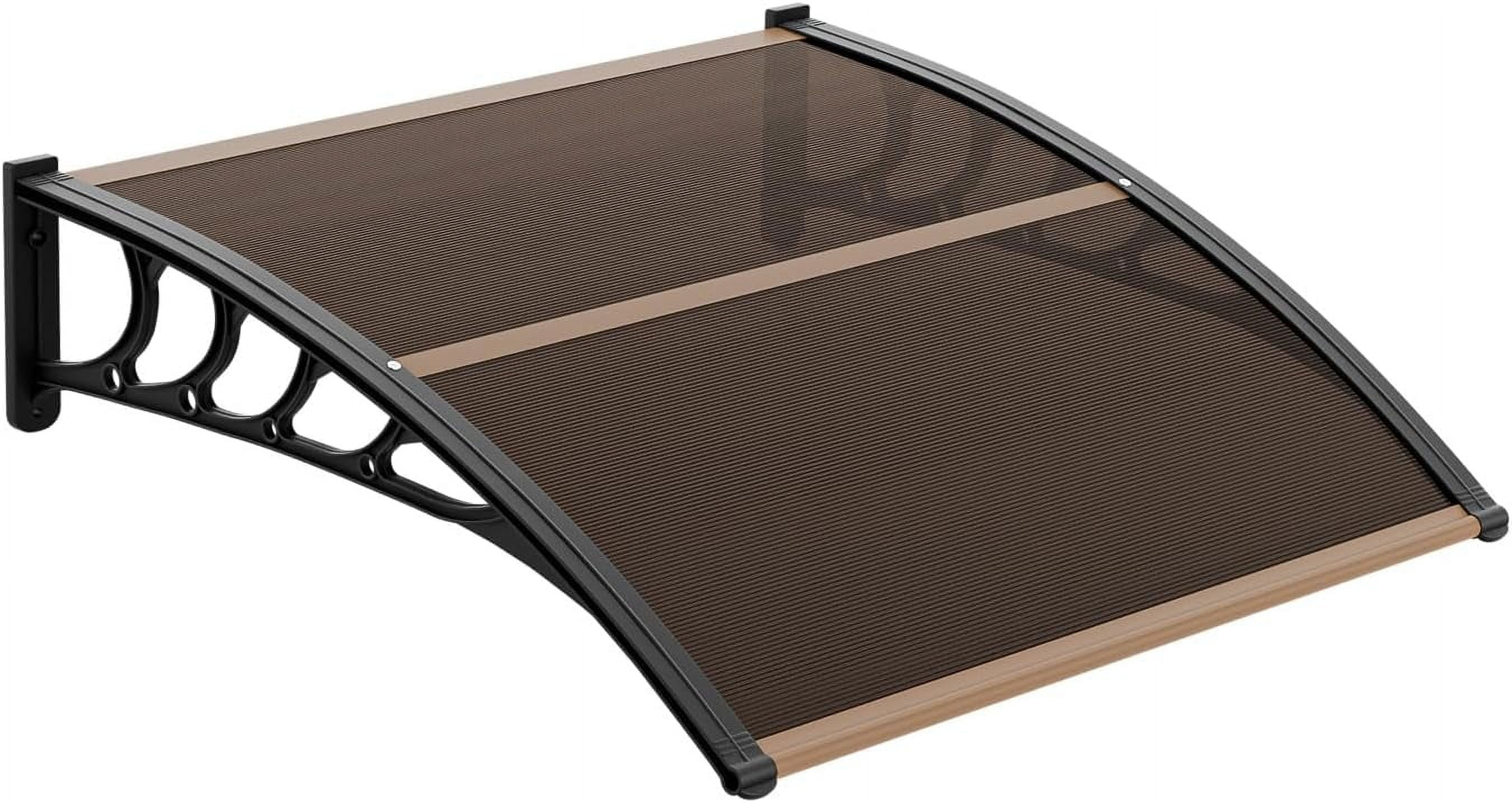 VBOLF Window Awning Door Canopy, 40" x 40" Window Awning Overhead ...