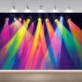 2026 Neon Glow Backdrop Colorful Light Stage Disco Vacation Religious ...