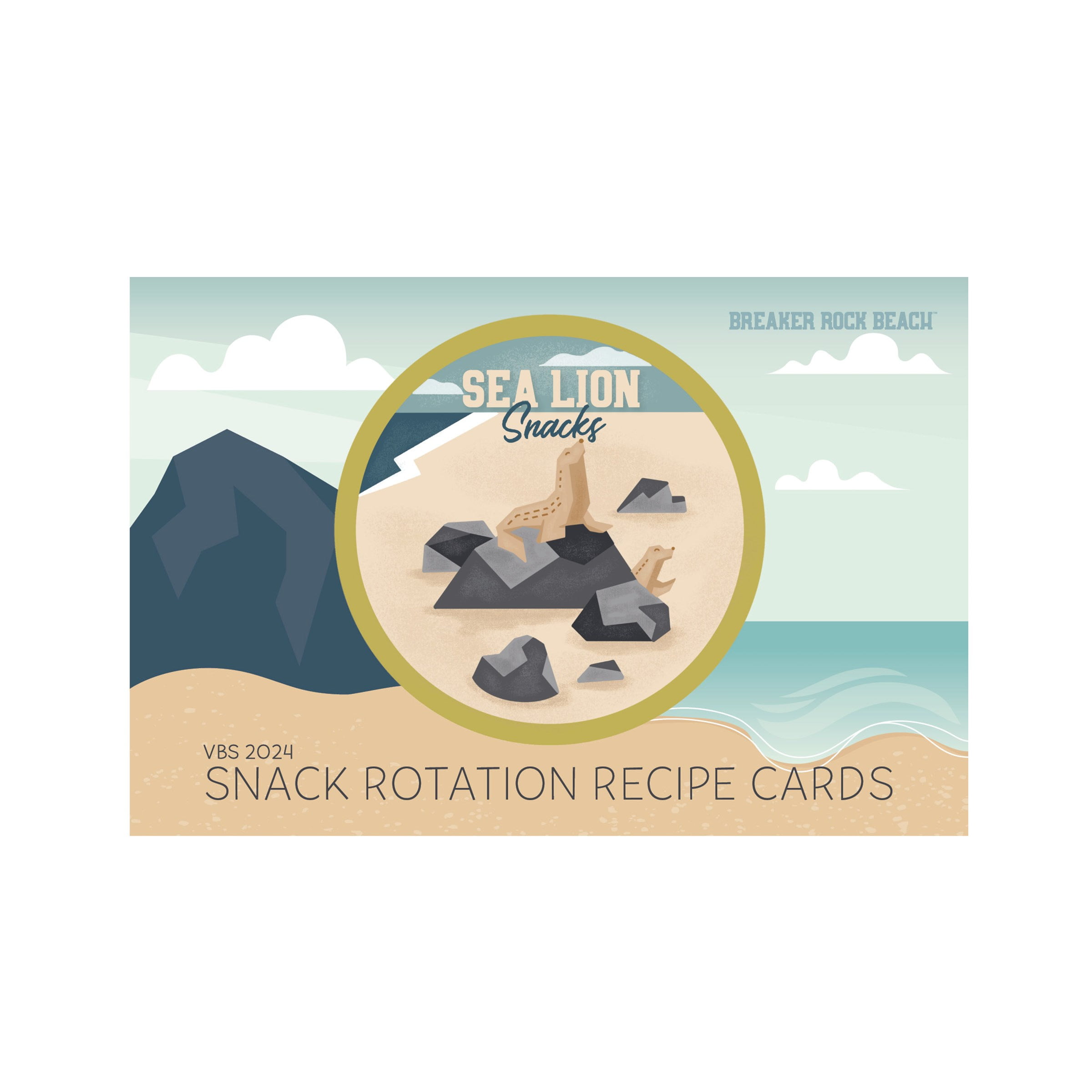 VBS-Breaker Rock Beach: Snack Rotation Recipe Cards (2024) - Walmart.com