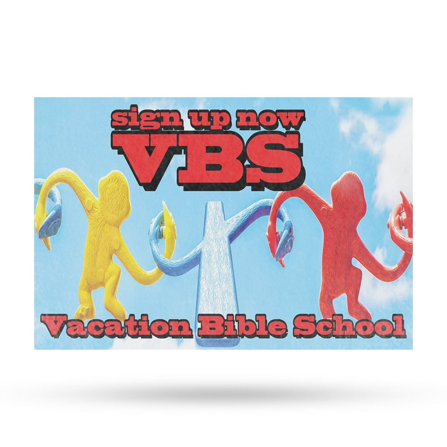 VBS Sign Up Now Vinyl Decal 18 Inch x 24 Inch Weatherproof Heavy-Duty ...