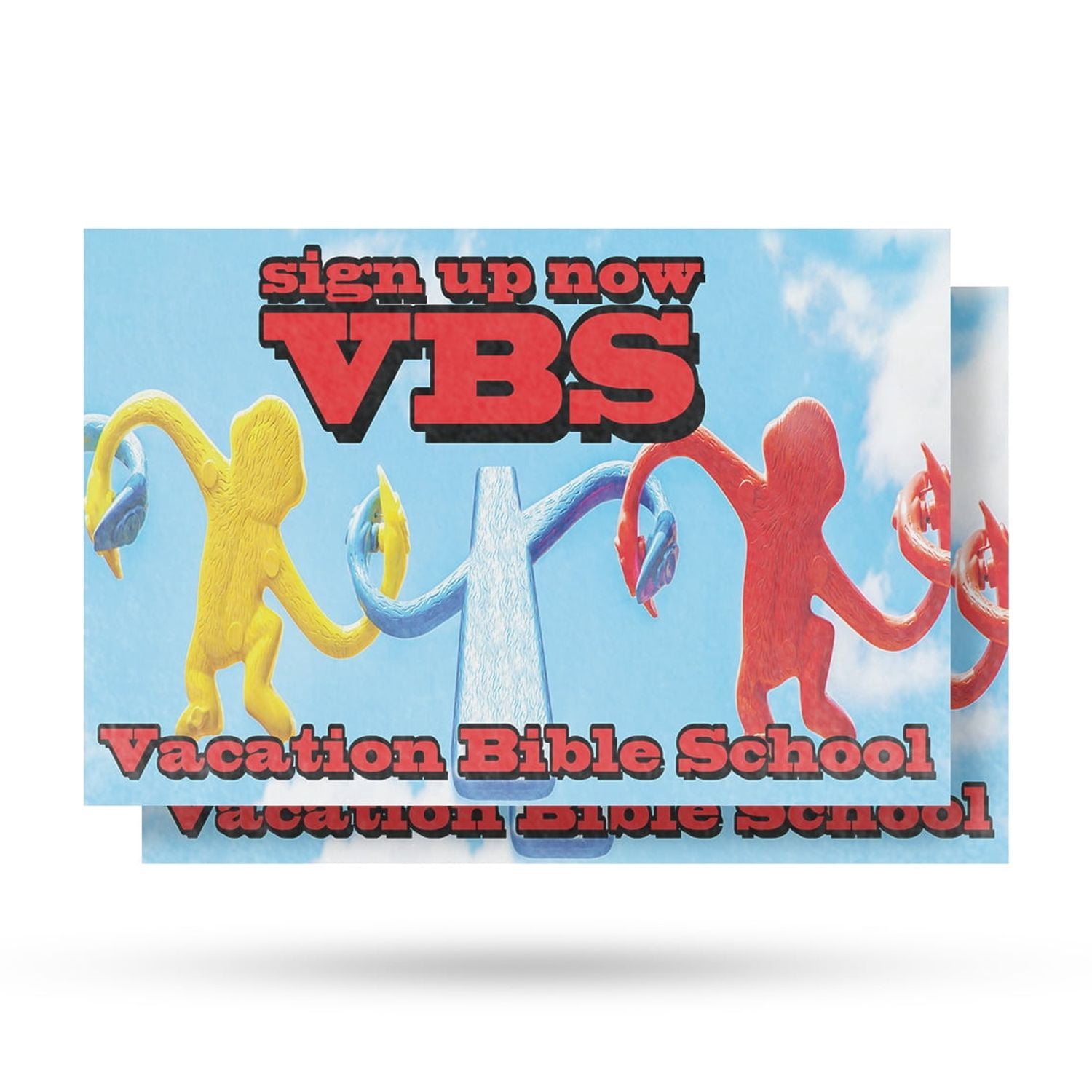VBS Sign Up Now Vinyl Decal 2 Pack of 12 Inch x 16 Inch Weatherproof ...