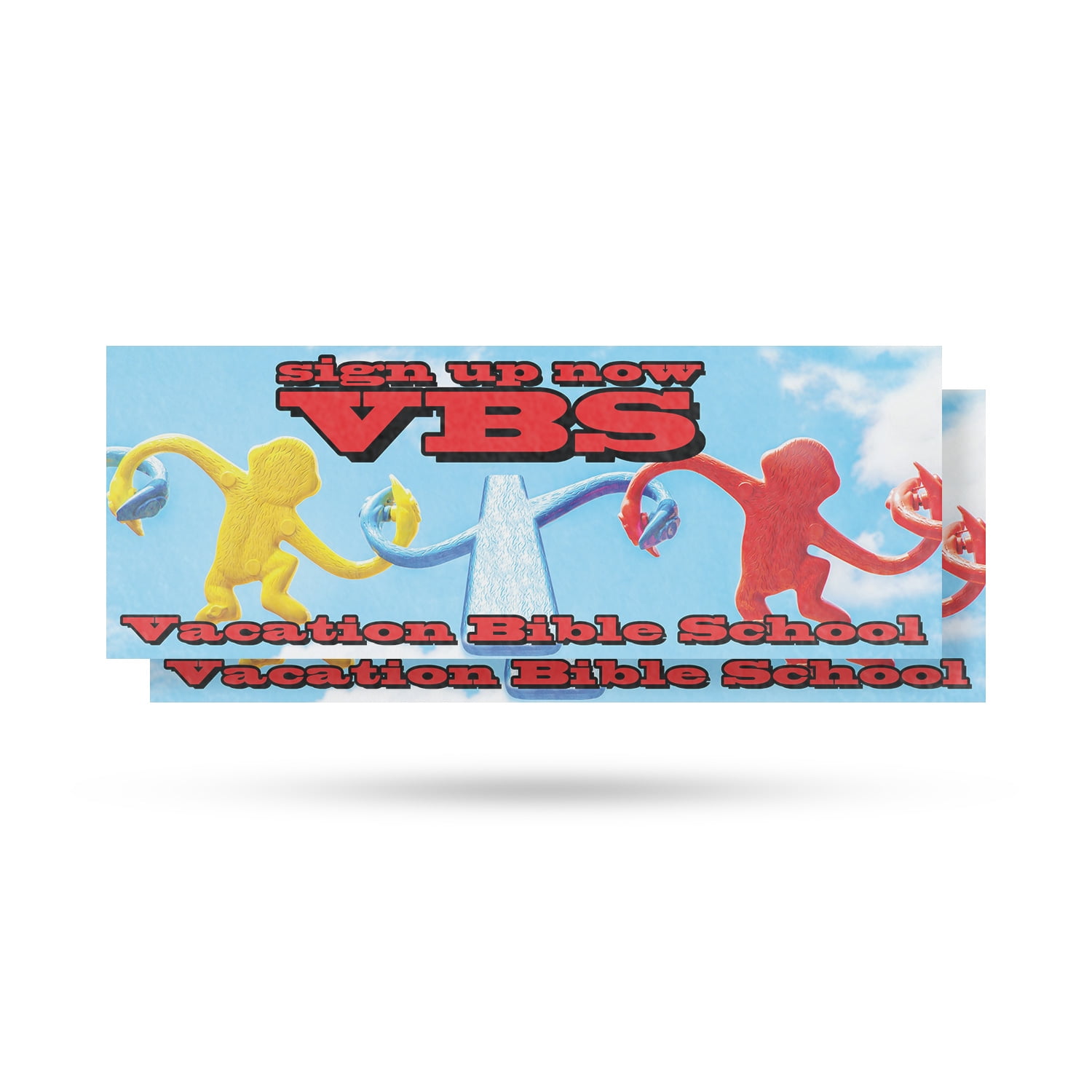 VBS Sign Up Now Vinyl Decal 2 Pack of 24 Inch x 9 Inch Weatherproof ...