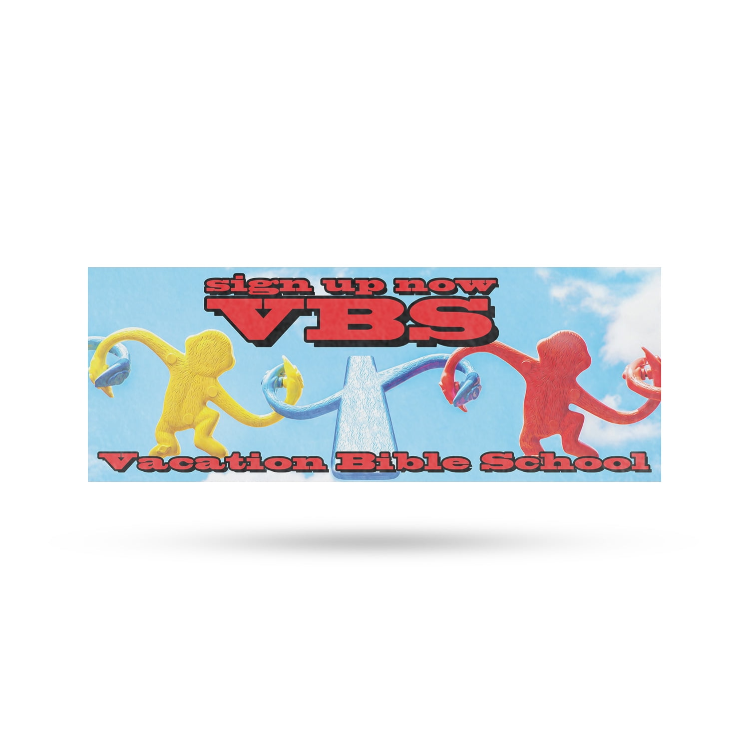 VBS Sign Up Now Vinyl Decal 24 Inch x 9 Inch Weatherproof Heavy-Duty ...