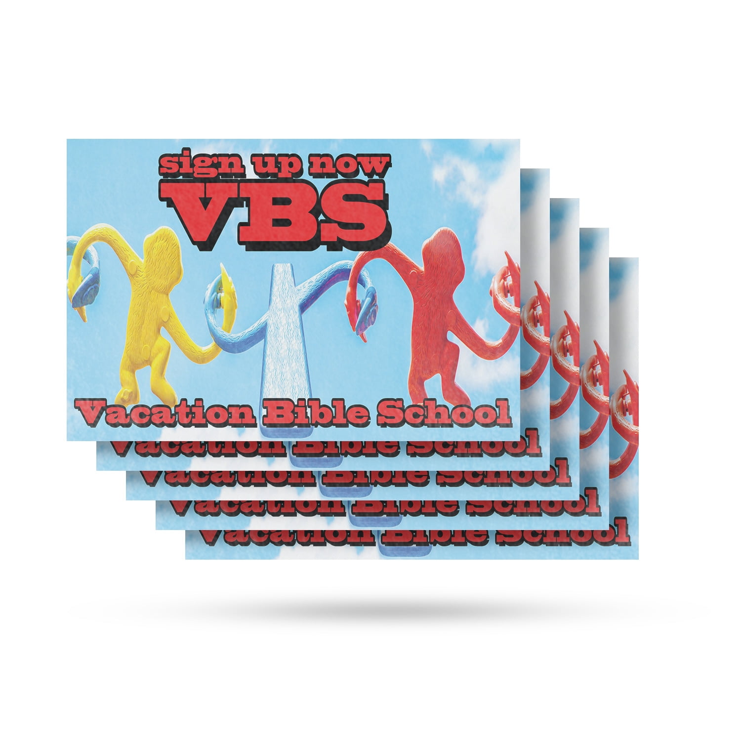 VBS Sign Up Now Vinyl Decal 5 Pack of 24 Inch x 36 Inch Weatherproof ...