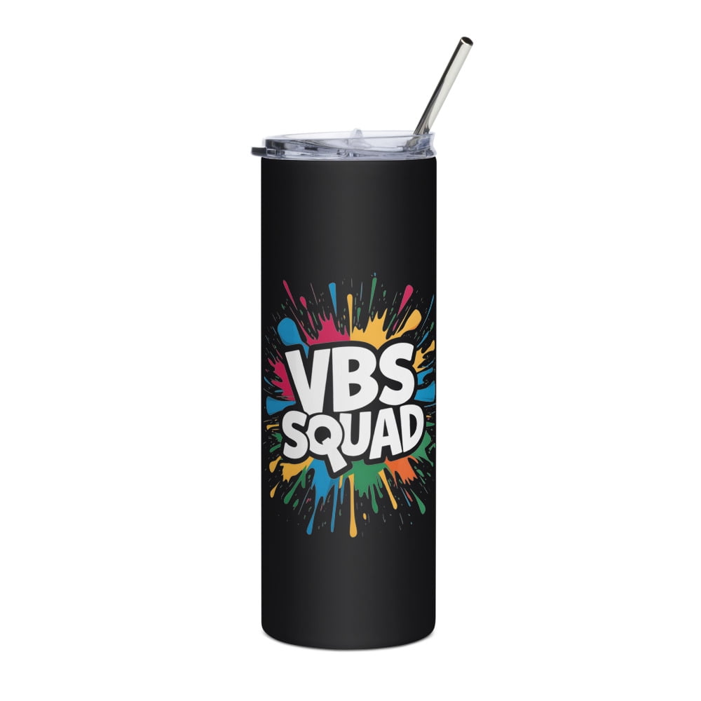VBS Squad Skinny Slim Tumbler, Vacation Bible School Summer Camp ...