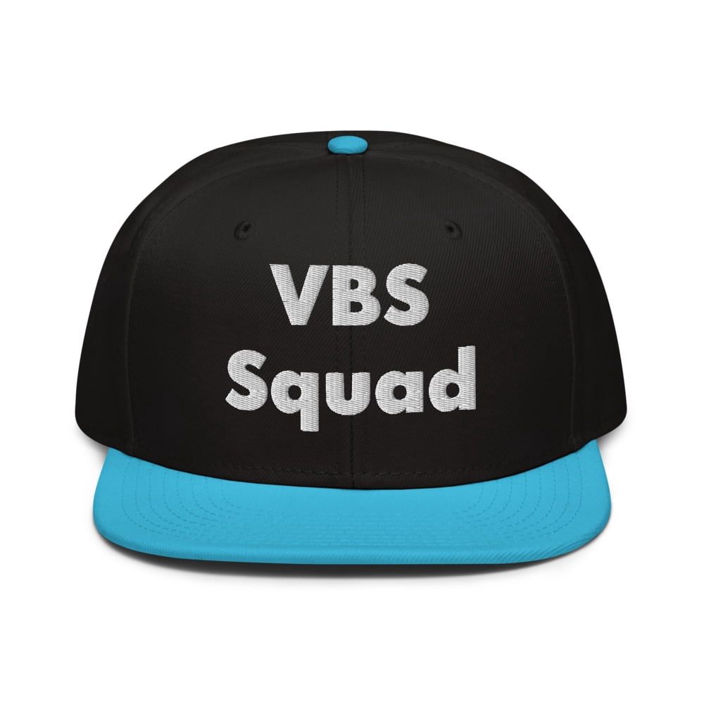 VBS Squad Snapback Hat, Vacation Bible School Summer Camp- Embroidery ...