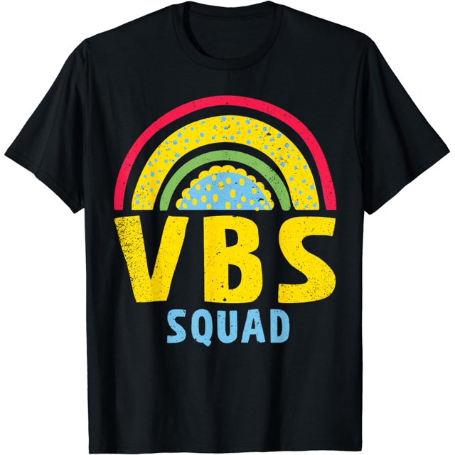 VBS Squad Vacation Bible VBS Teacher Retro Christian School T-Shirt ...