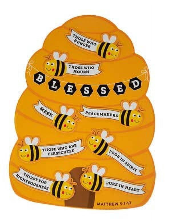 VBS Sunday School Kids' Beatitudes Beehive Scene Foam Craft Kit - 54 ...