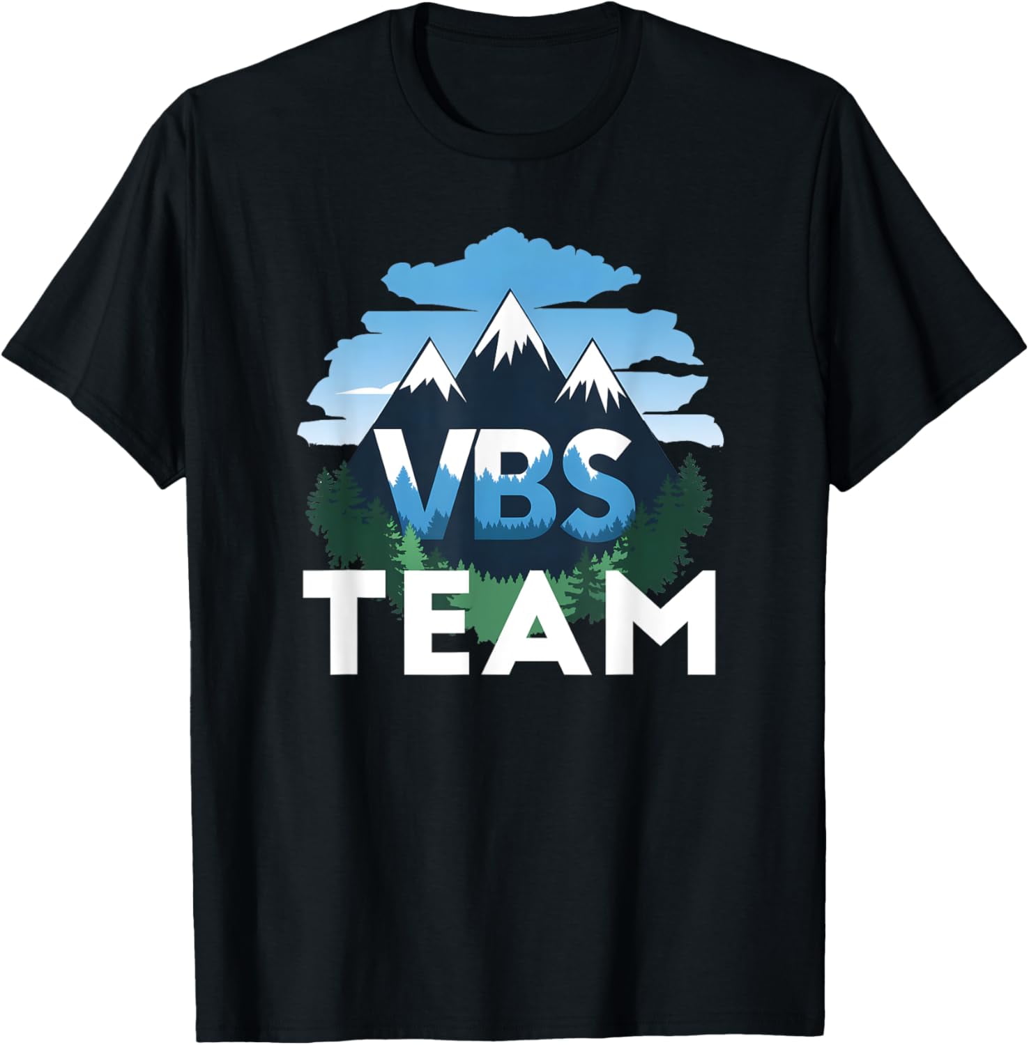 VBS Team 2025 Vacation Bible School Mountain Nature VBS T-Shirt - Walmart.com