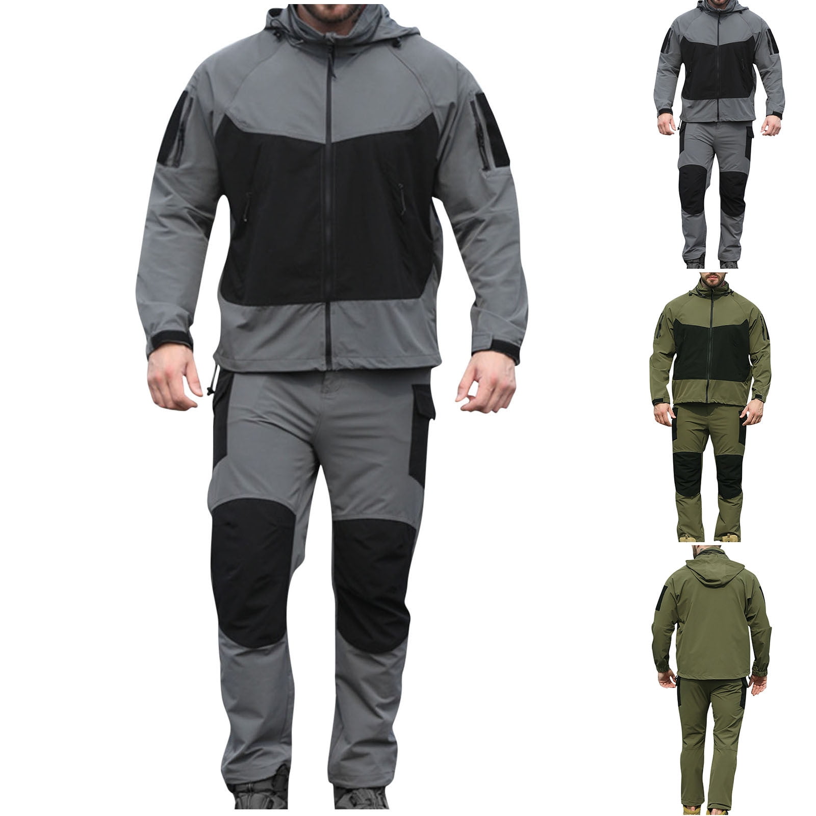 VBTAPA Rain Suits for Men Lightweight Waterproof Breathable Rain Gear 2 ...