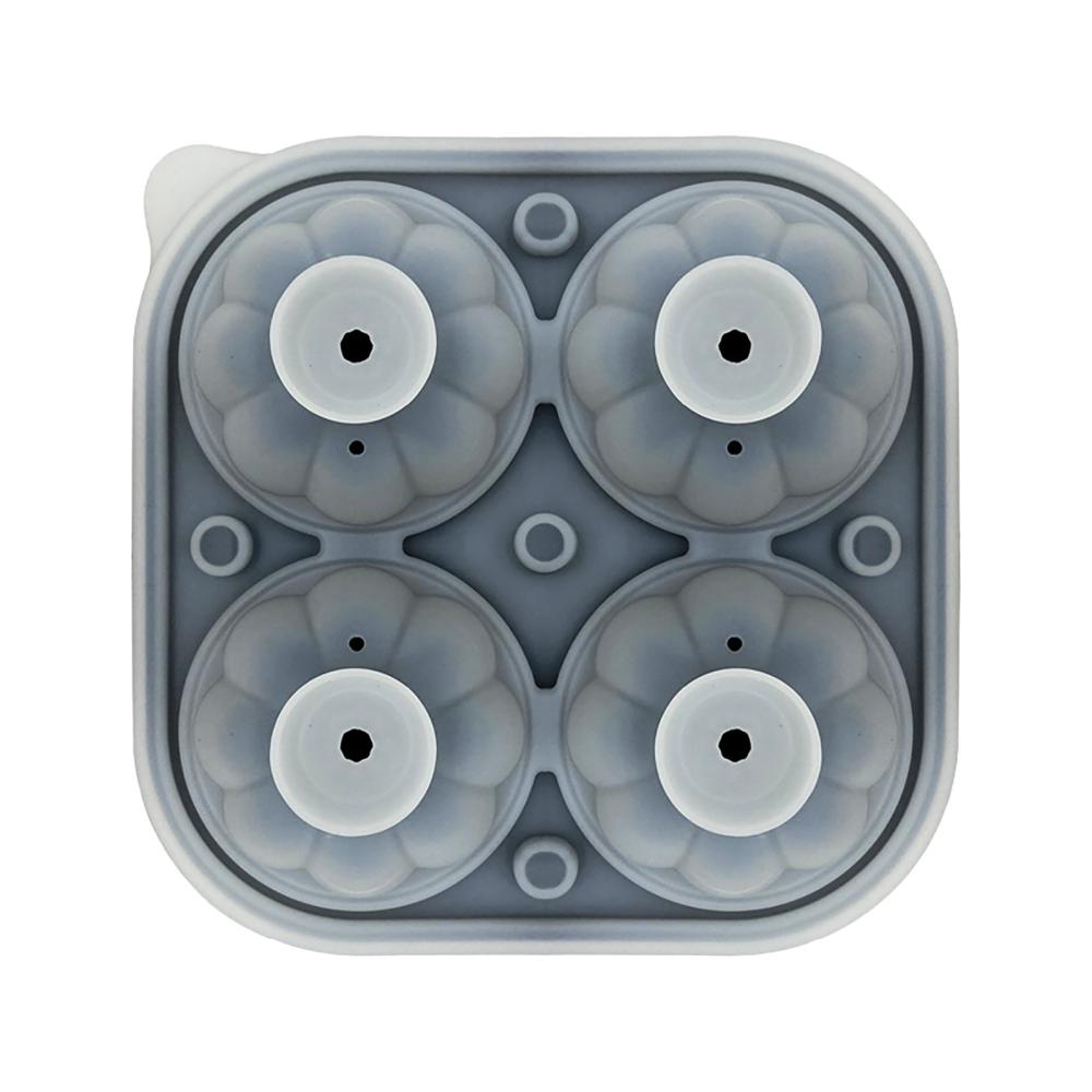 VBVC 2024 New Ice Cubes Maker,4 Hole Ice Cubes Molds Ice Box Small ...